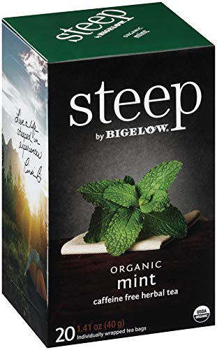 caffeine-free mint tea for relaxation