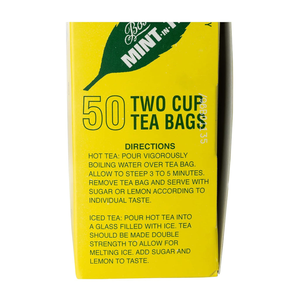 caffeine-free mint tea for relaxation