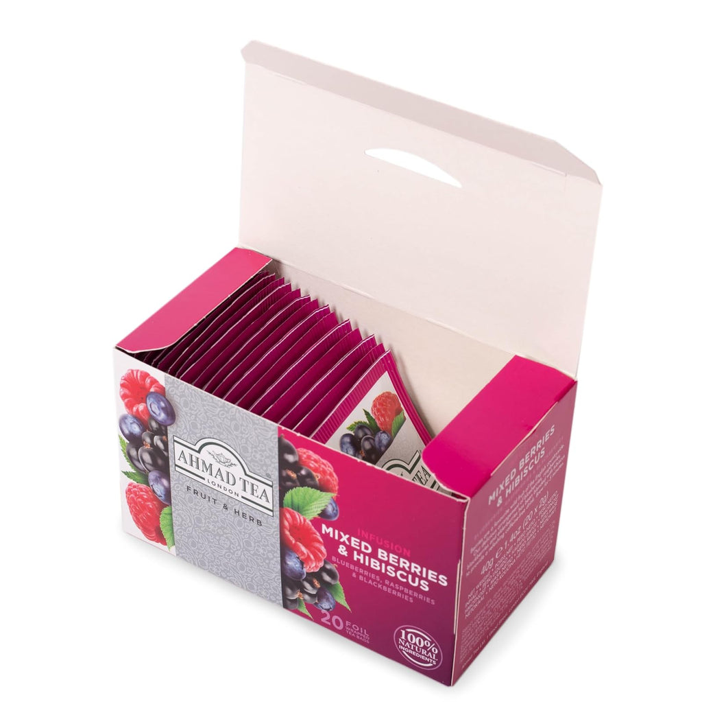 caffeine-free mixed berries herbal tea