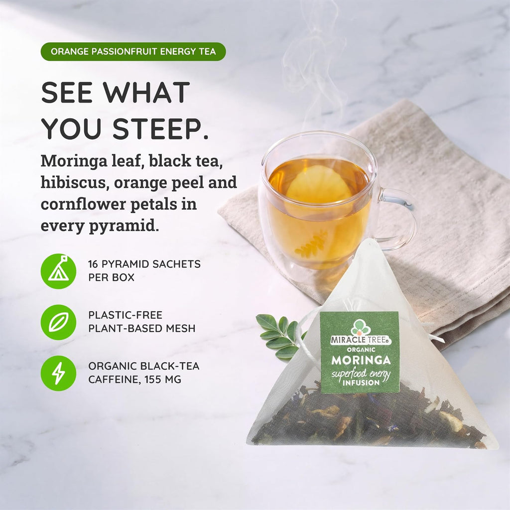 caffeine-free moringa energy infusion
