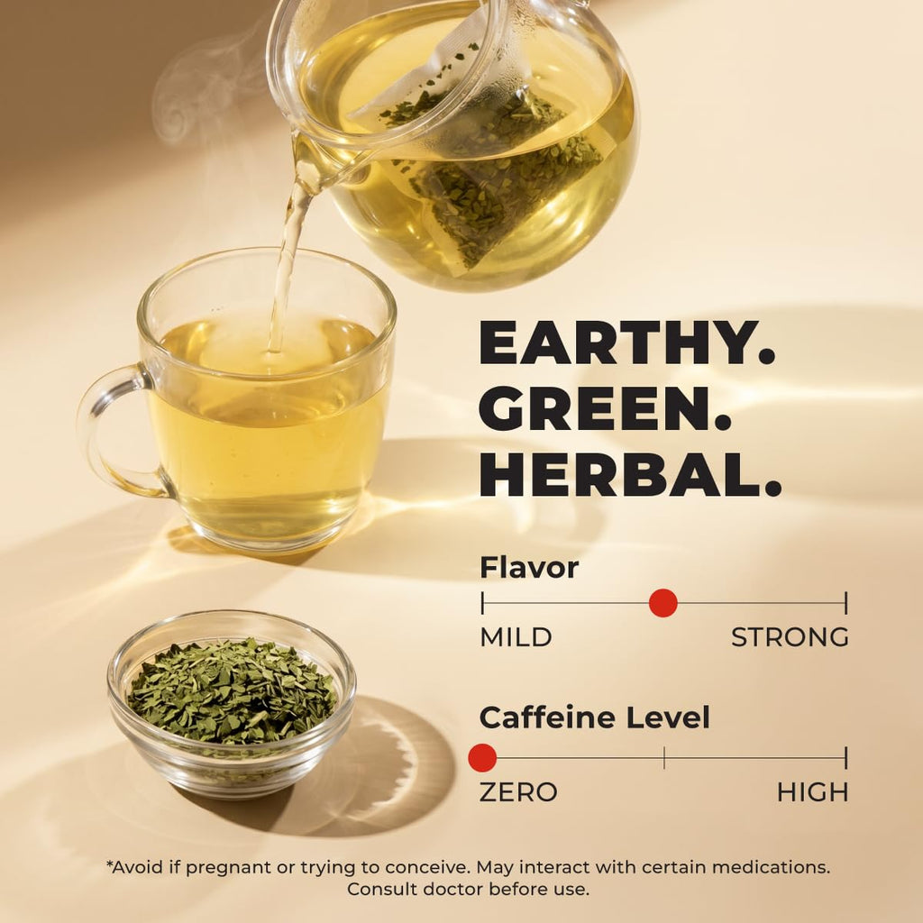 Caffeine-free Moringa leaf tea