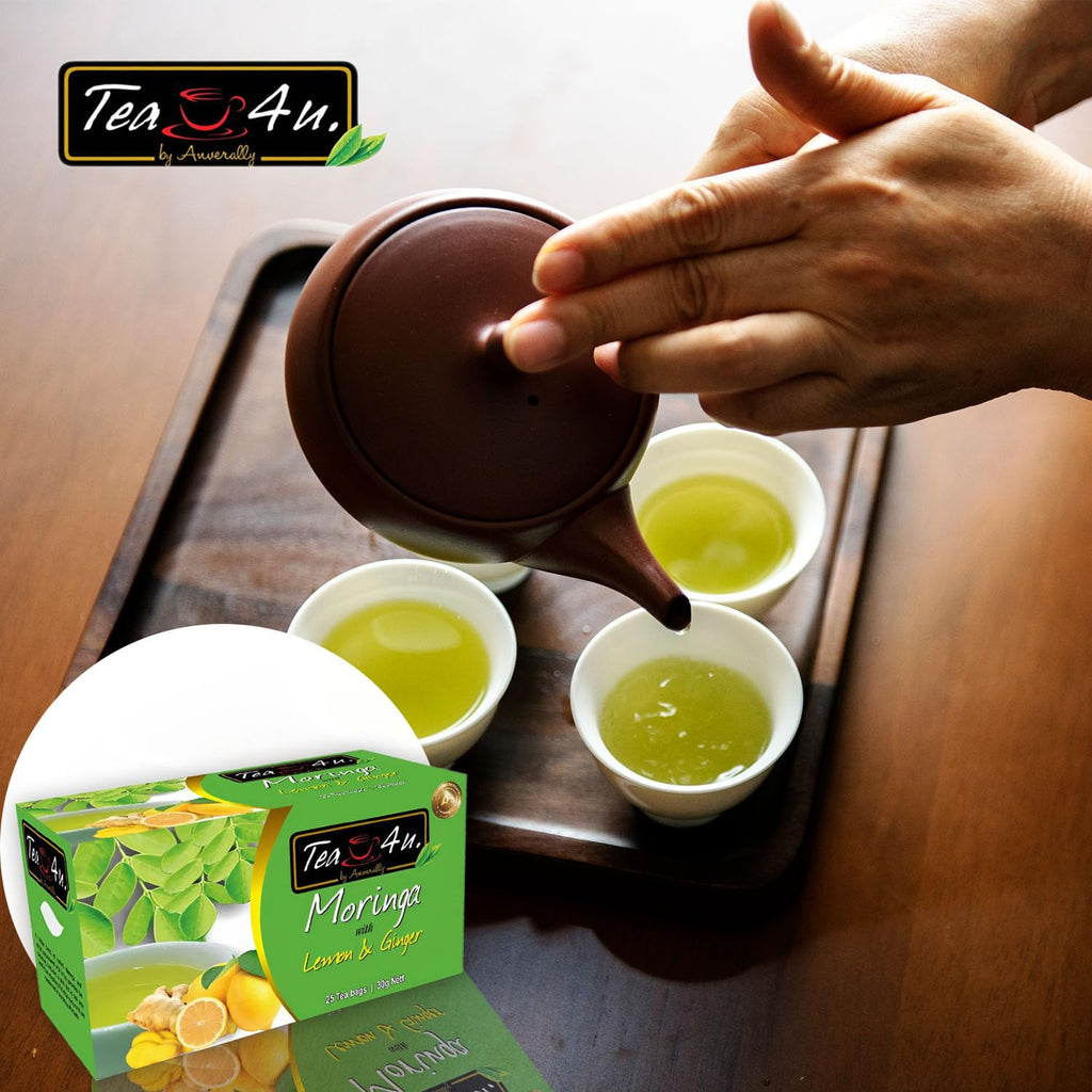 Caffeine-free Moringa lemon tea