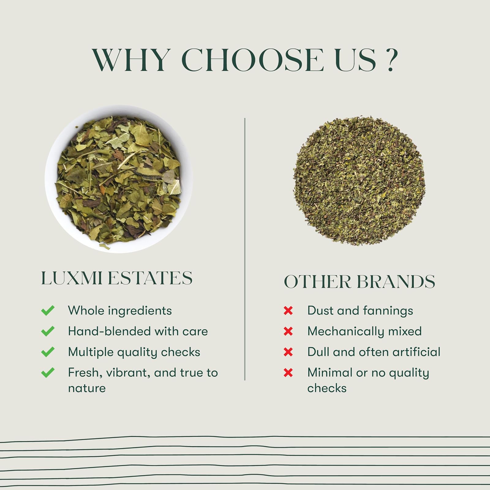caffeine-free Moringa Mint tea