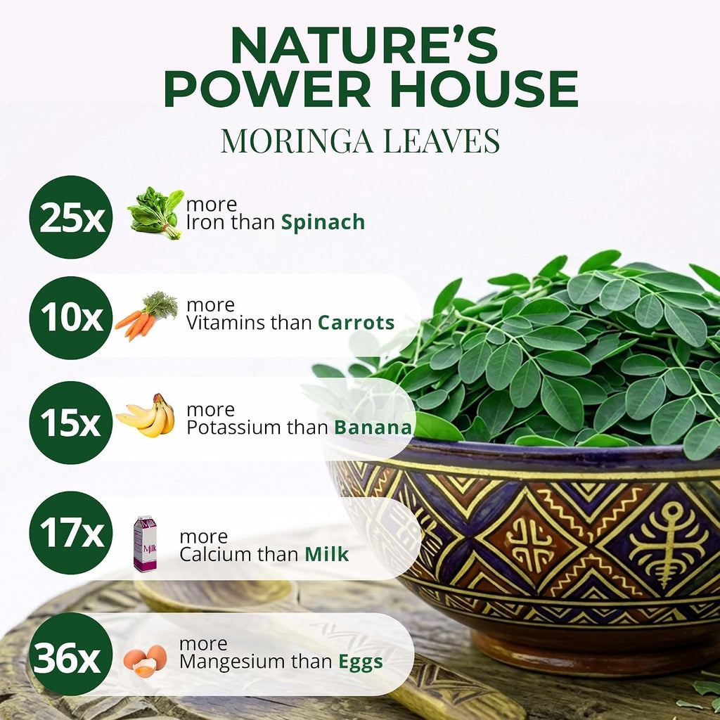 Caffeine-free Moringa Oleifera infusion