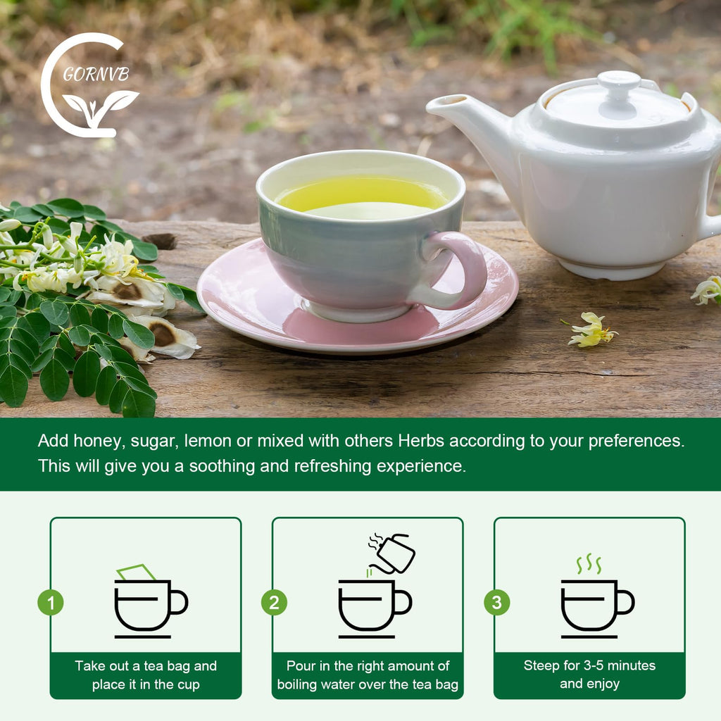 caffeine-free moringa tea for wellness