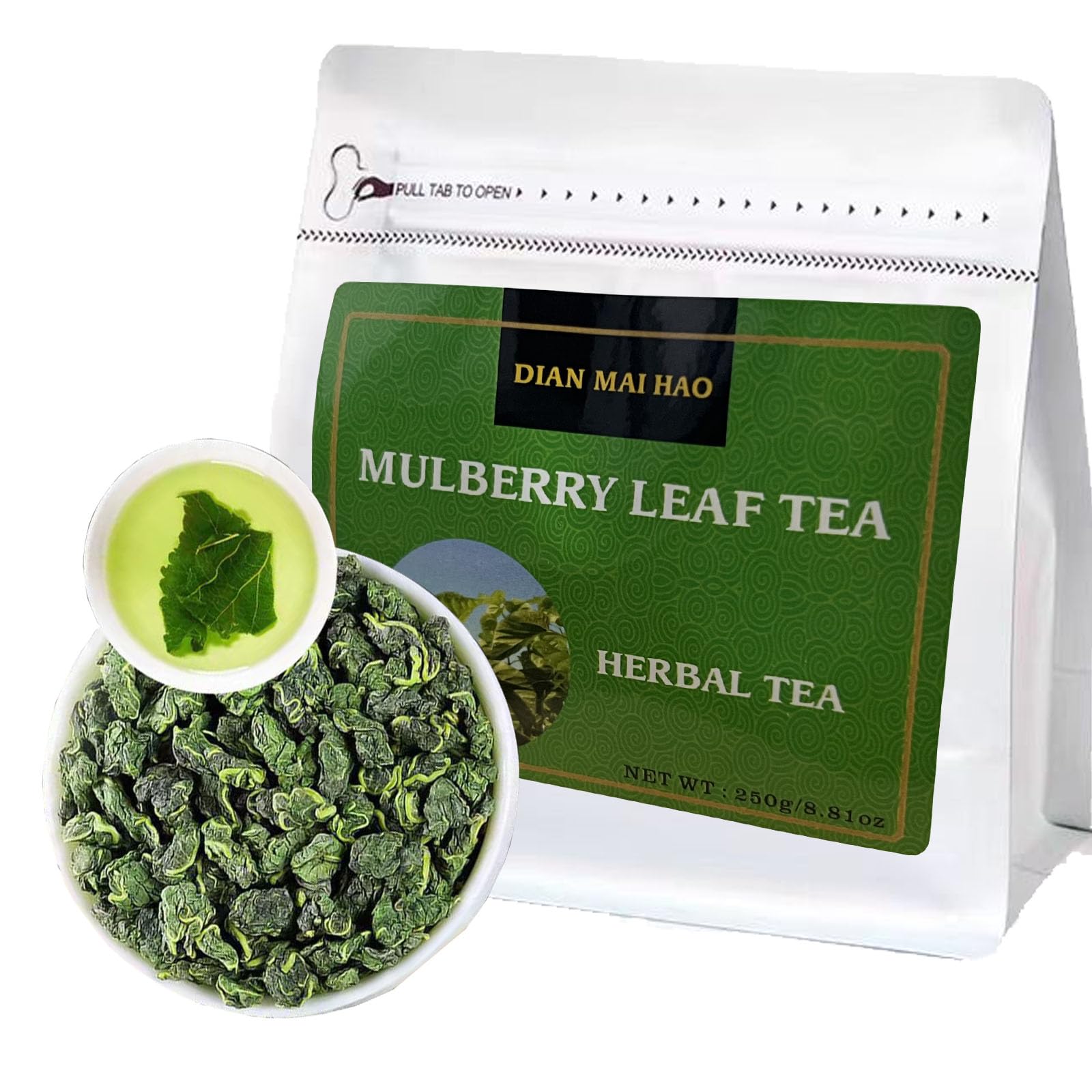 caffeine free mulberry leaves tea