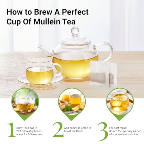 caffeine-free mullein herbal infusion