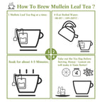caffeine-free Mullein Leaf herbal infusion
