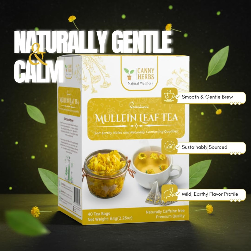 Caffeine-free mullein leaf infusion