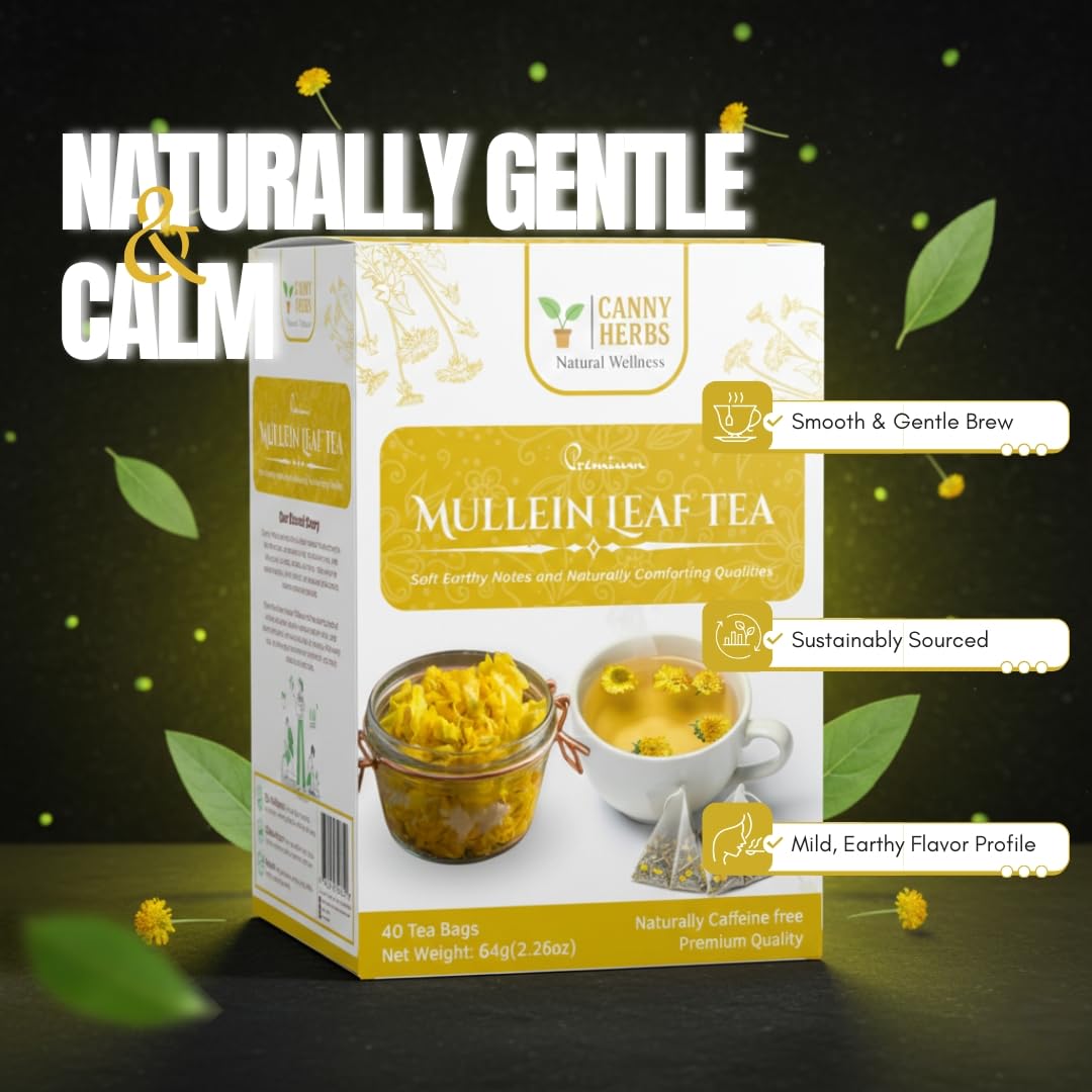 Caffeine-free mullein leaf infusion