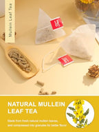 Caffeine-free Mullein Leaf Tea Bags by TeeLux