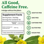 Caffeine-free Mullein tea for calm