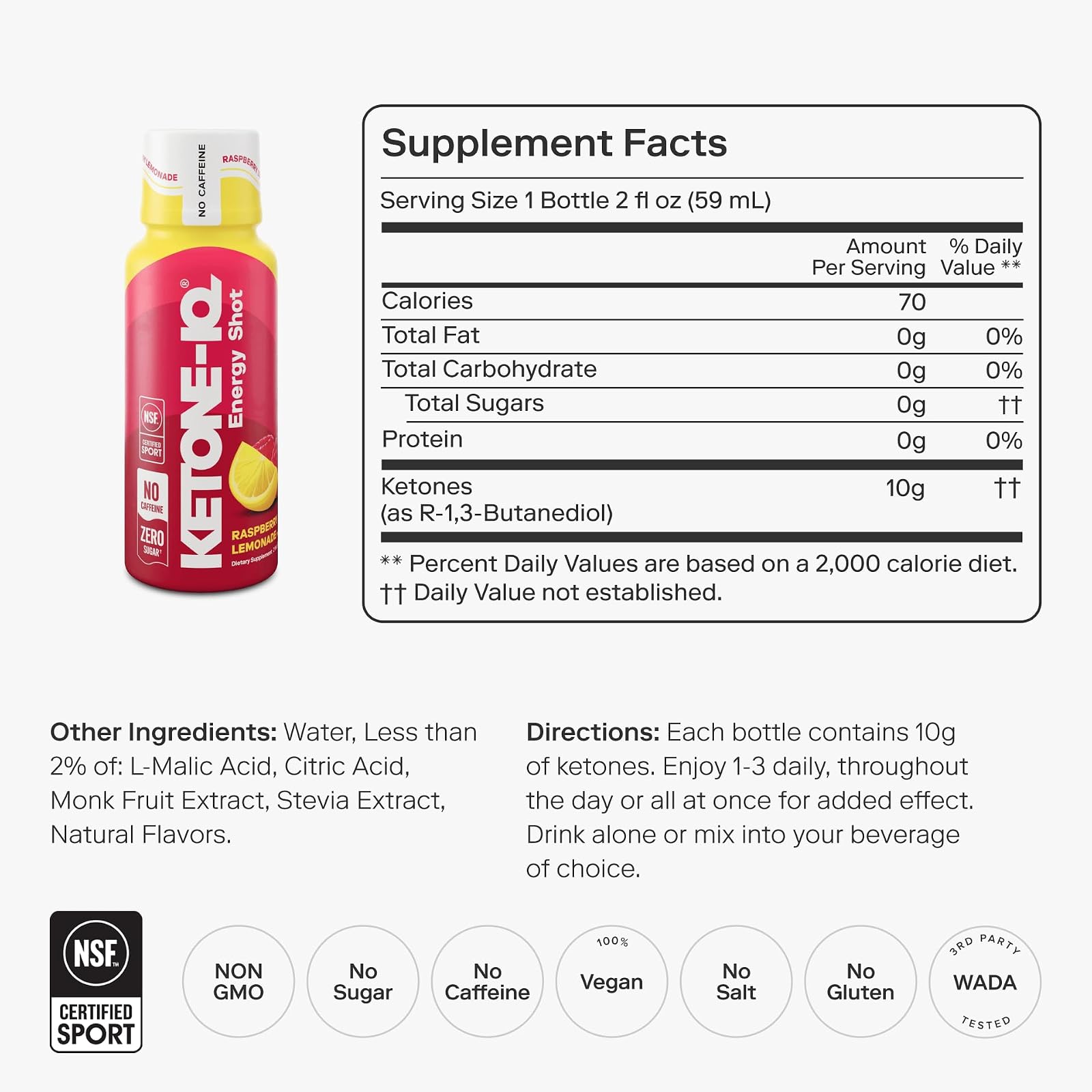 Caffeine-free multivitamin energy boost