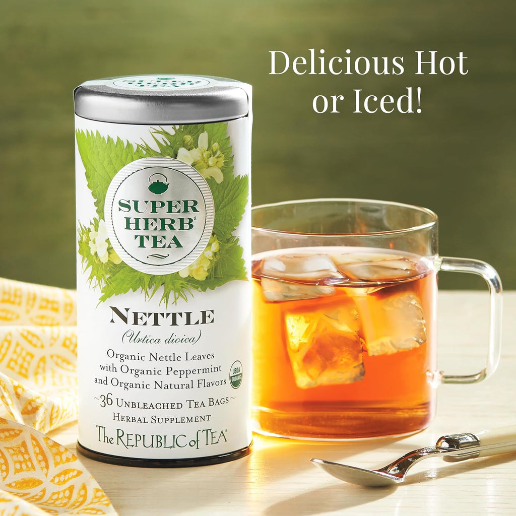 caffeine-free nettle herbal infusion