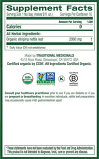 caffeine-free nettle leaf infusion