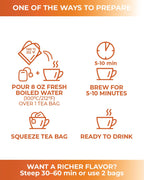 caffeine-free oatstraw tea option