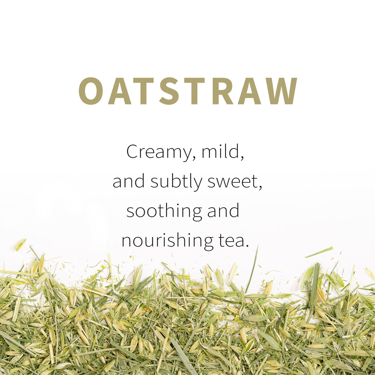 Caffeine-free oatstraw tea option