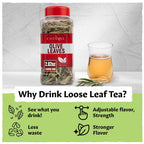 caffeine-free olive leaf infusion