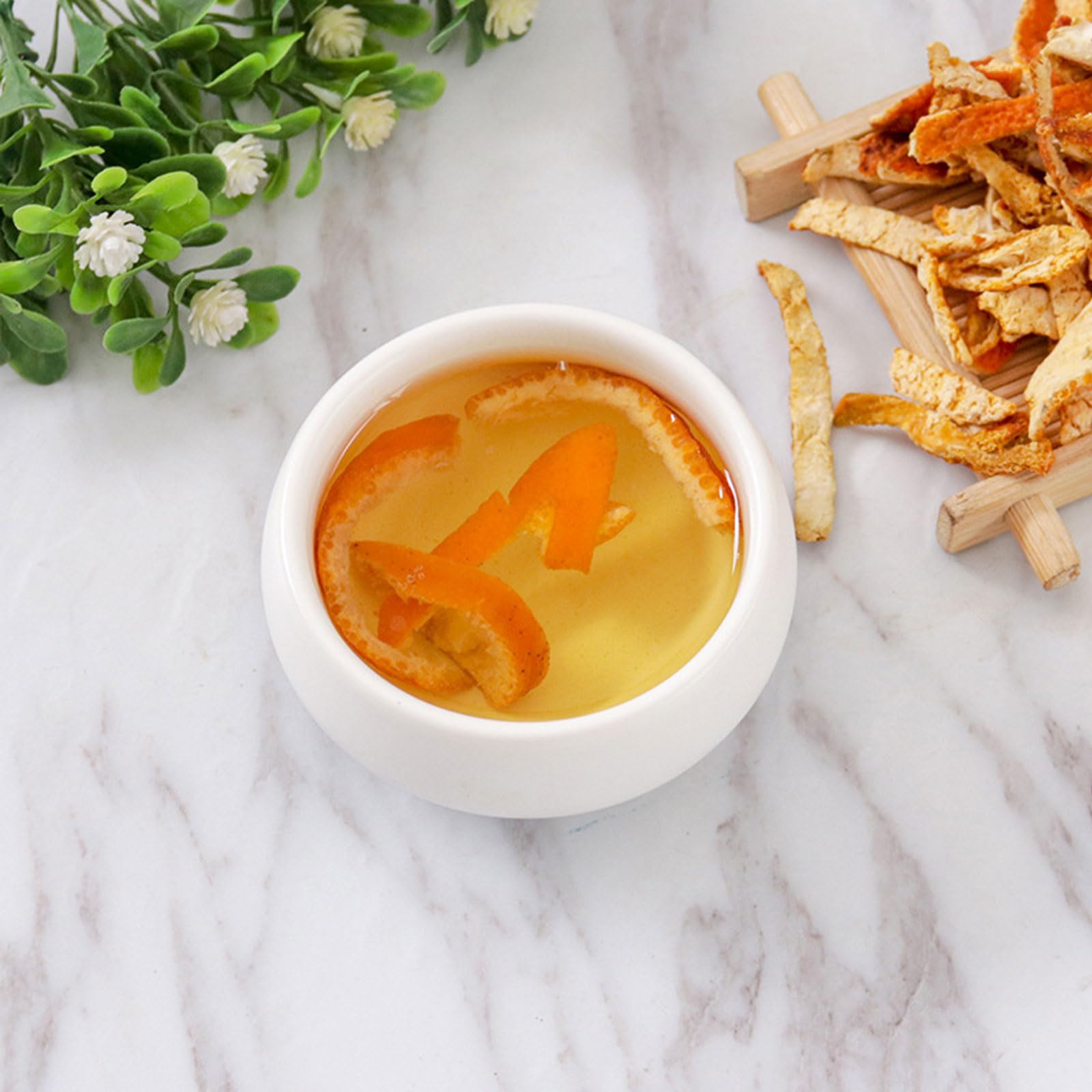caffeine-free orange peel infusion