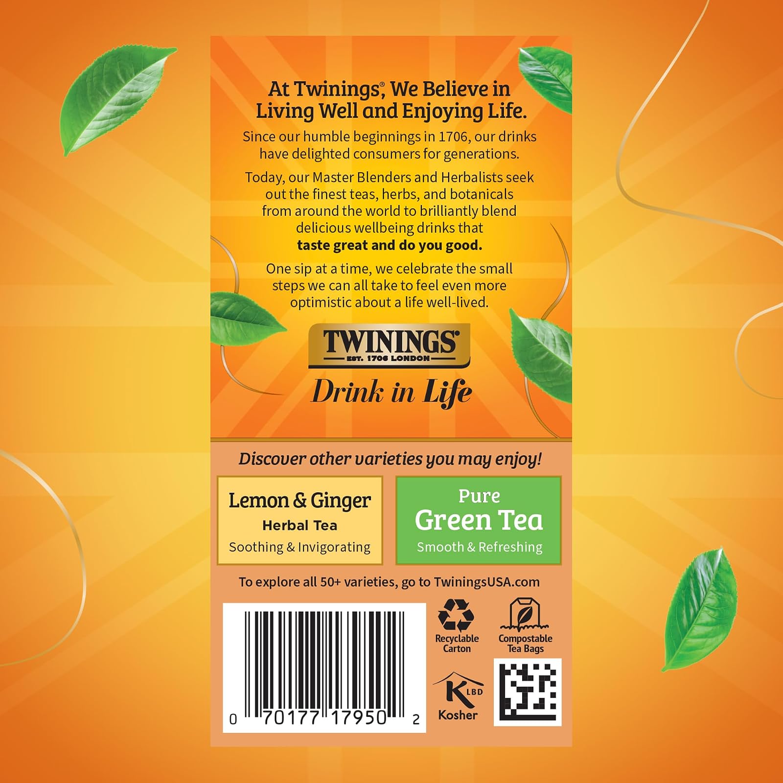 caffeine-free orange spice infusion