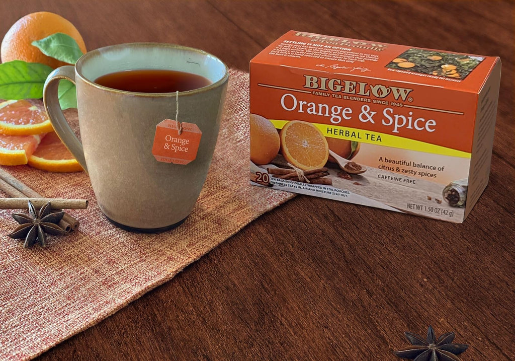caffeine free orange spice tea bags