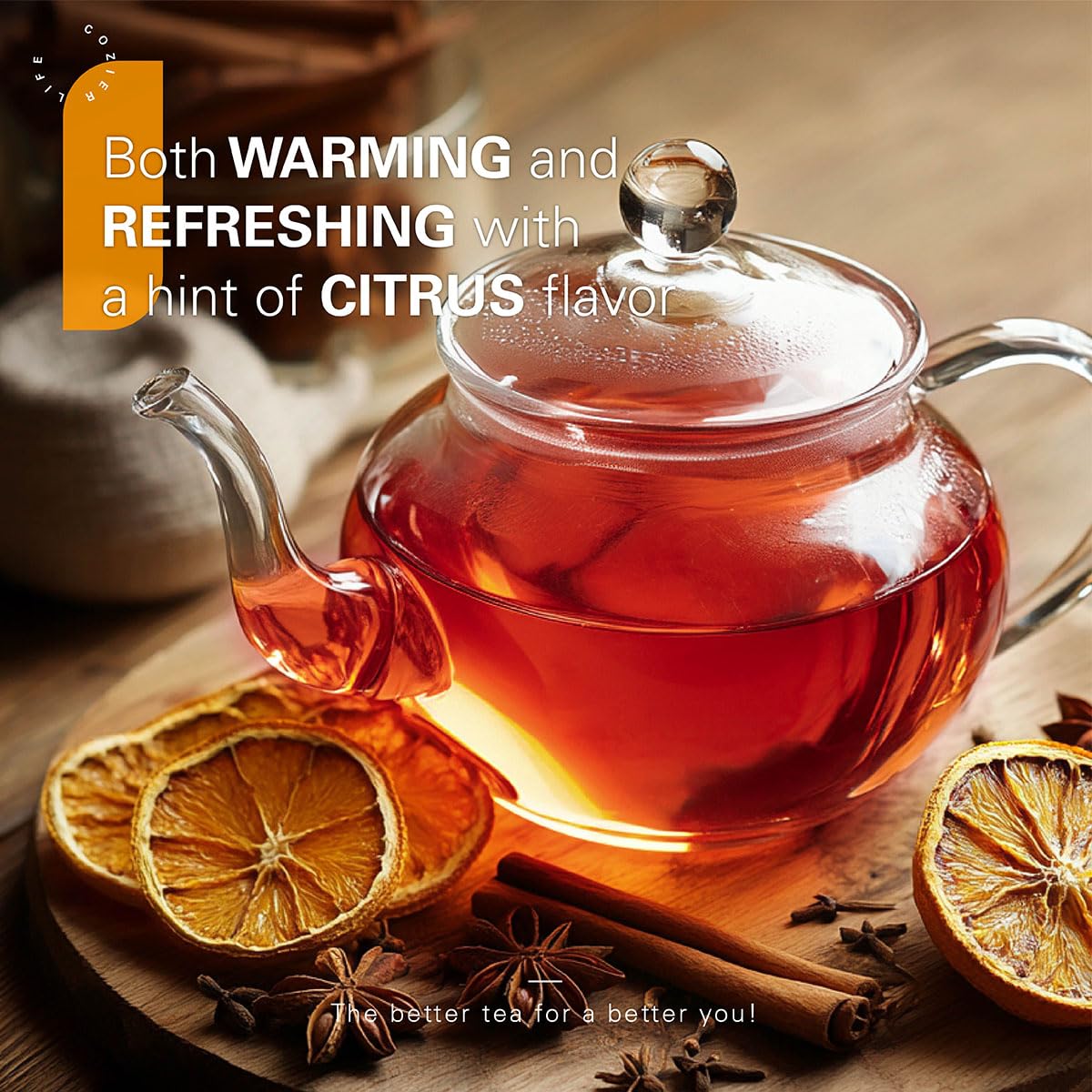 caffeine-free orange spice tea bags