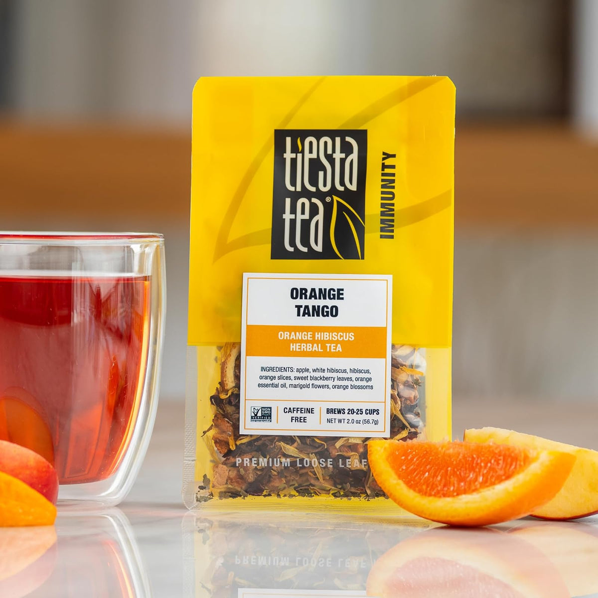 caffeine-free Orange Tango tea