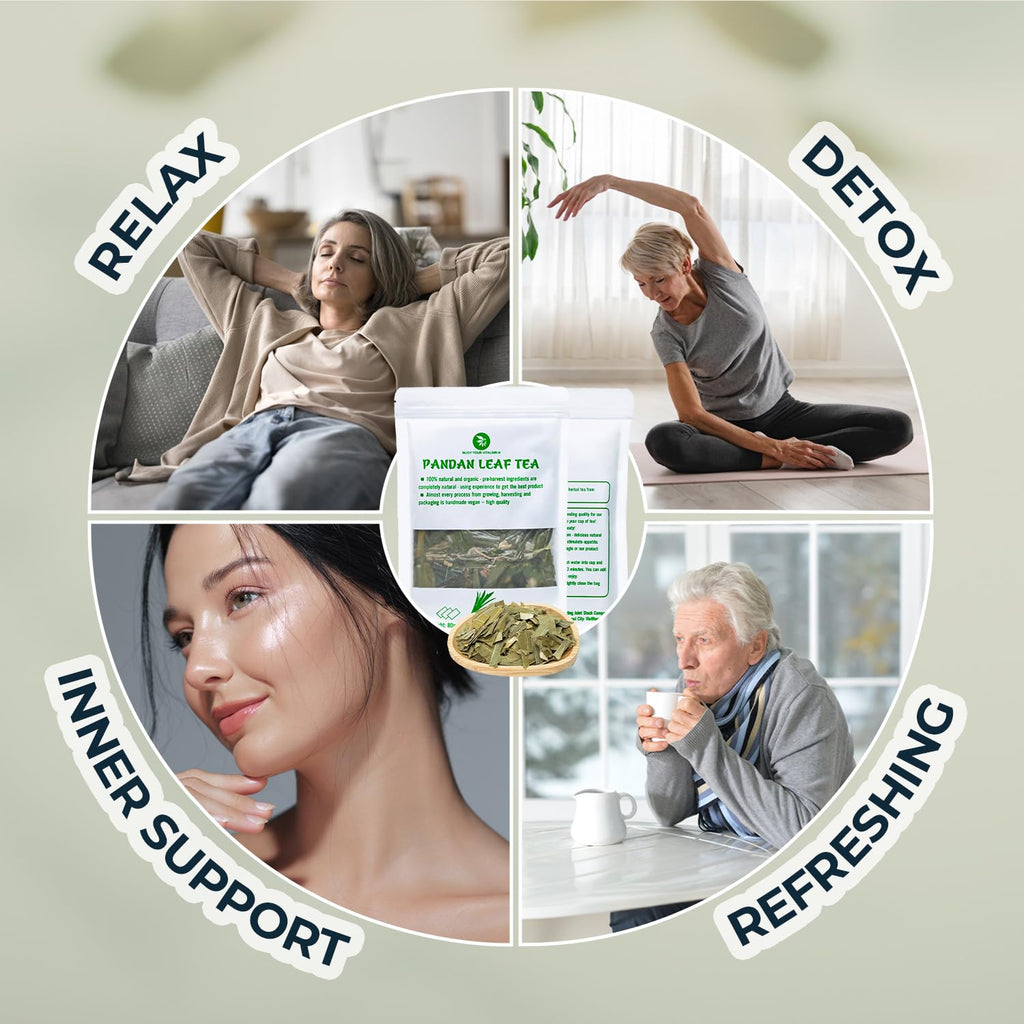 caffeine-free pandan leaf beverage