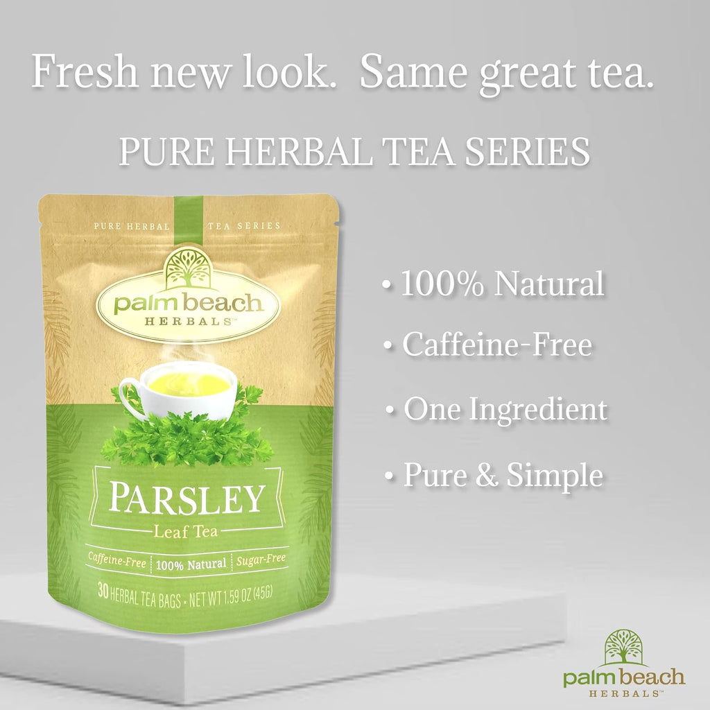 Caffeine-free parsley leaf infusion