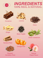 caffeine-free peach dandelion tea
