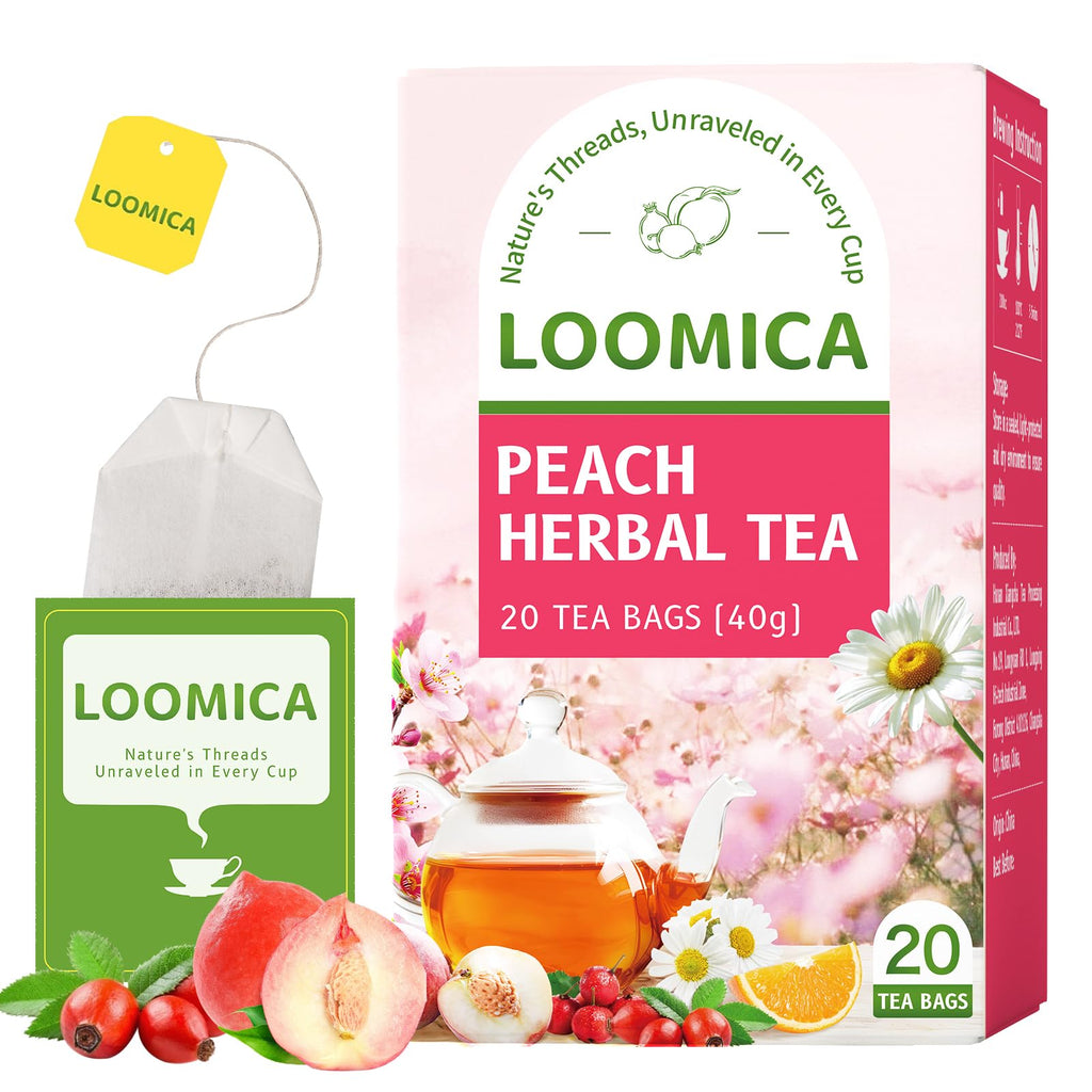 caffeine-free peach herbal tea