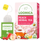 caffeine-free peach herbal tea