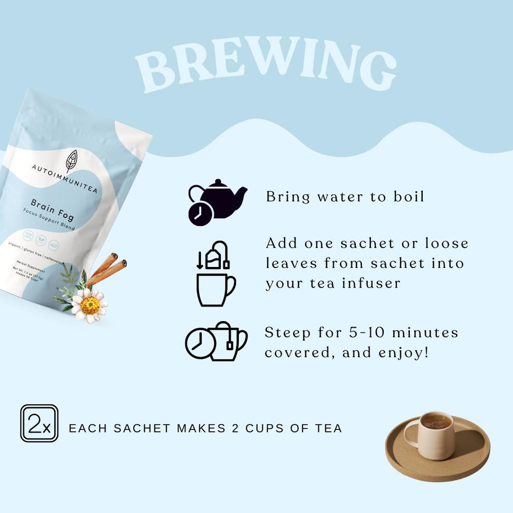caffeine-free peppermint brain tea