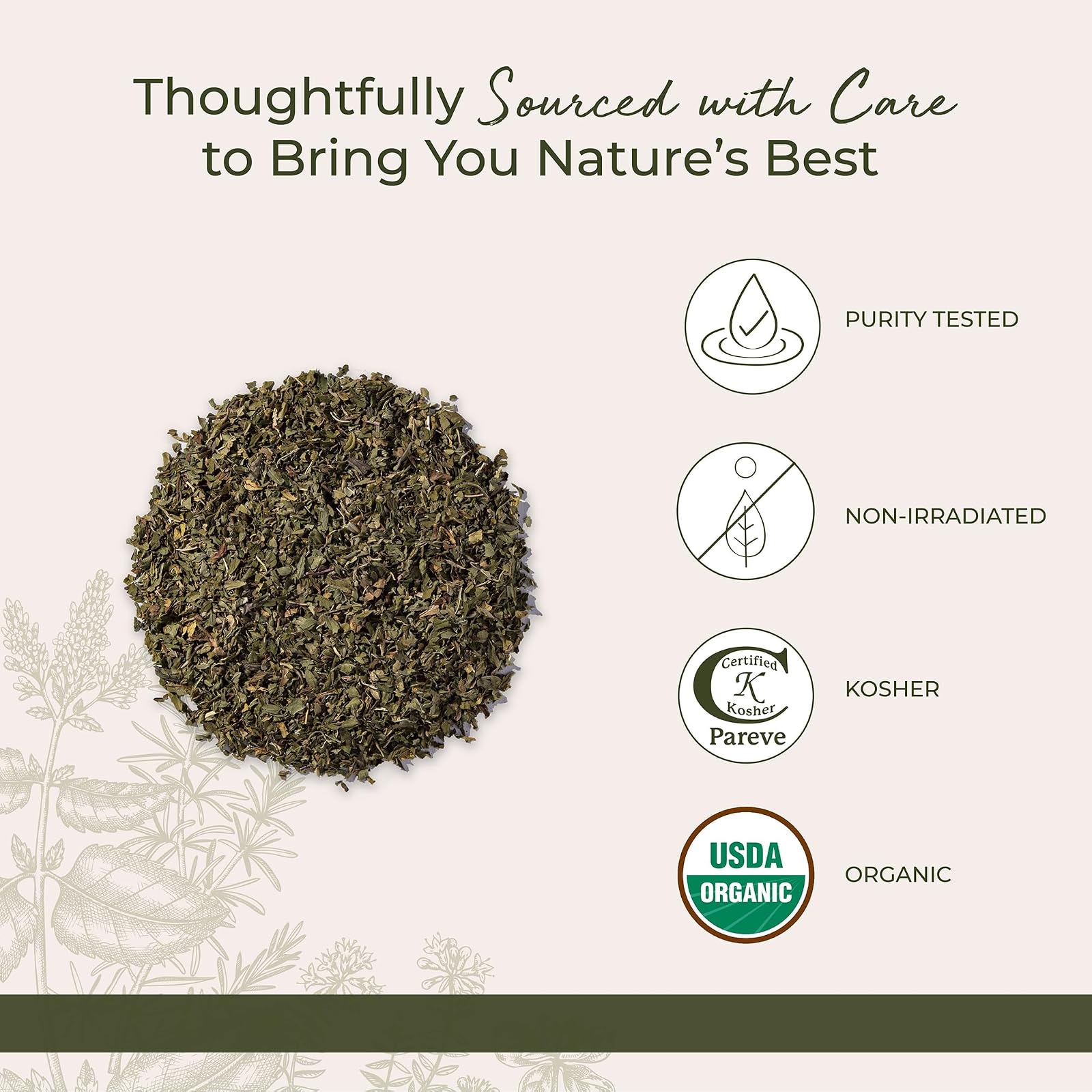 caffeine-free peppermint herbal blend