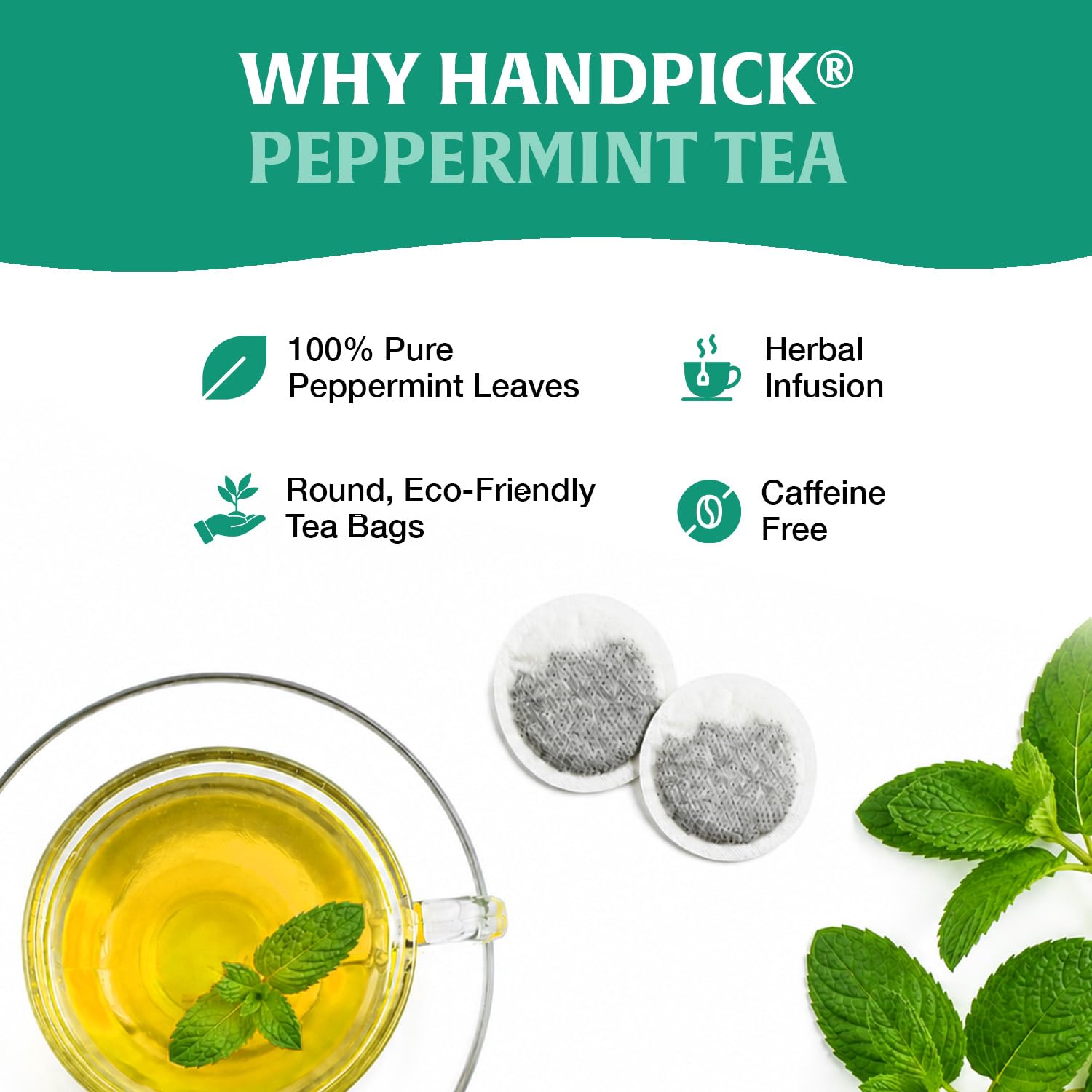 caffeine-free peppermint tea blend