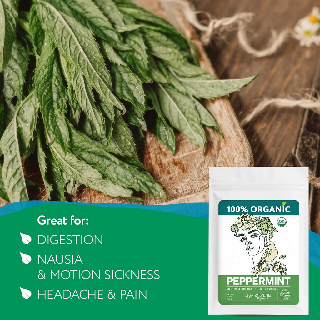 caffeine-free peppermint tea blend