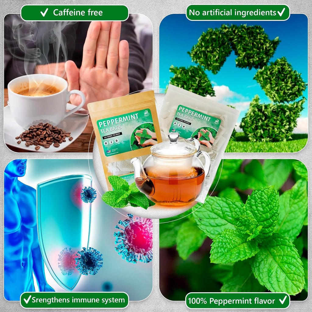 caffeine-free peppermint tea blend
