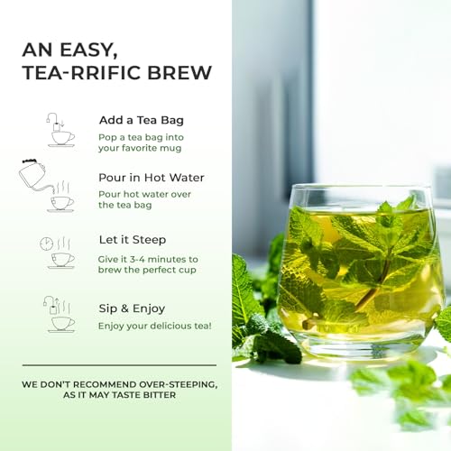 caffeine-free peppermint tea experience