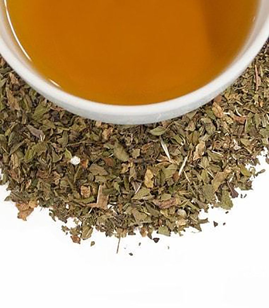 caffeine-free peppermint tea for relaxation