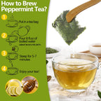 caffeine-free peppermint tea option