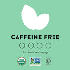 caffeine-free peppermint tea option