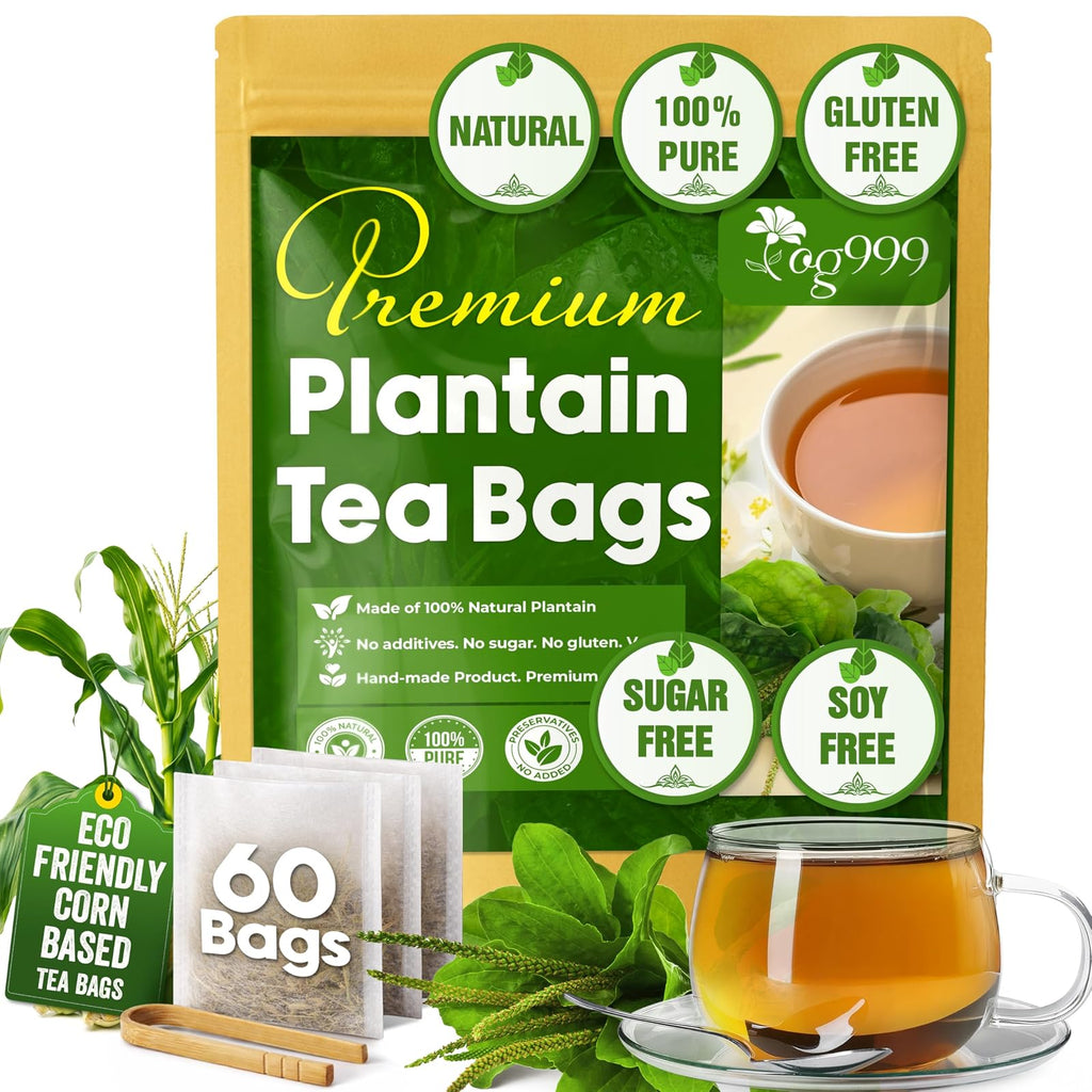 caffeine-free plantain leaf herbal tea