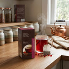 Caffeine-free pomegranate herbal tea blend