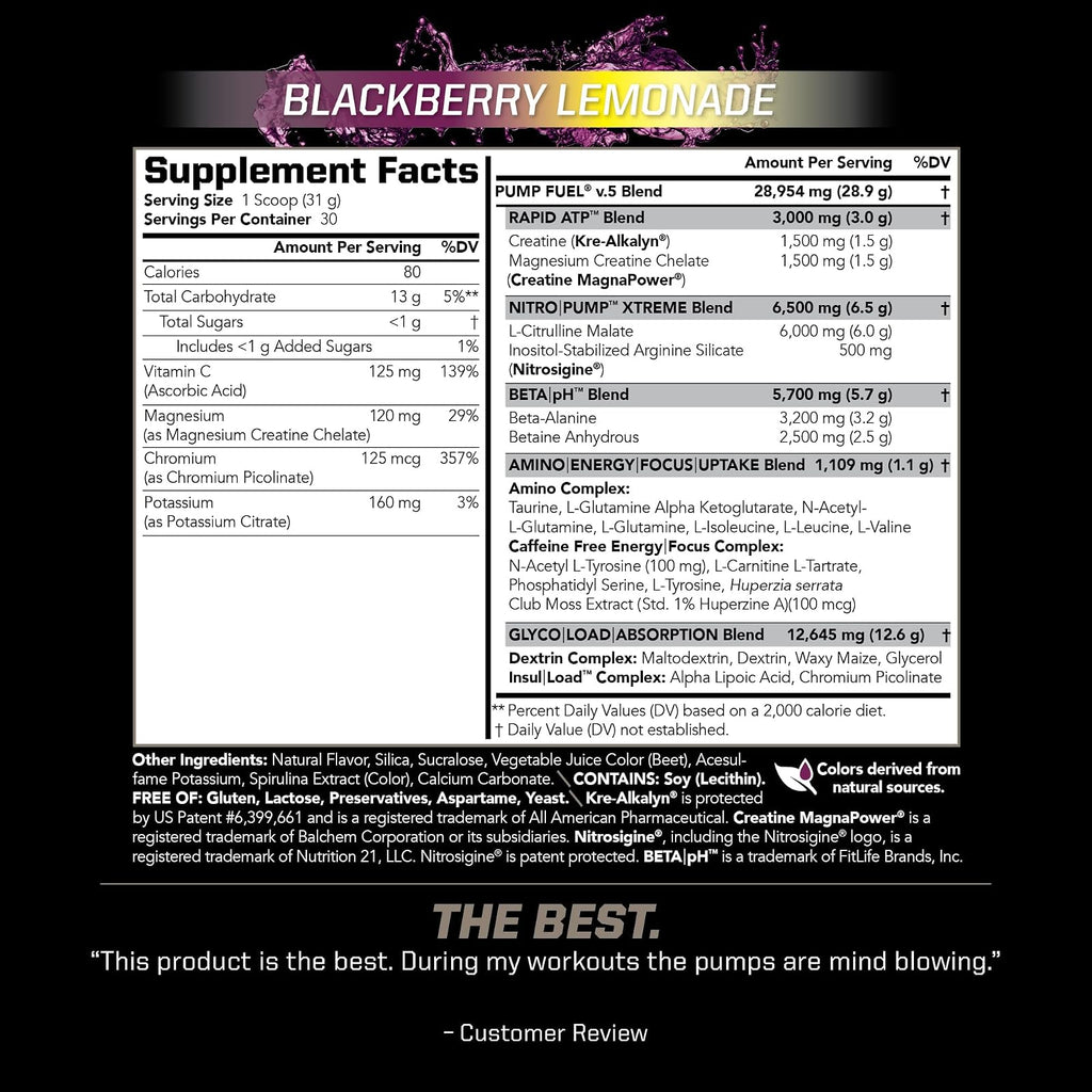 caffeine free pre-workout powder