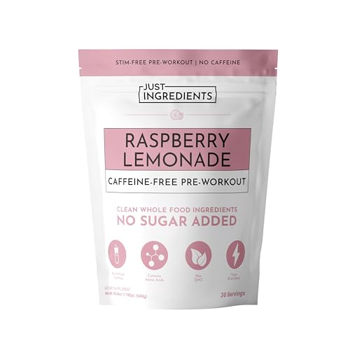 caffeine-free pre-workout raspberry