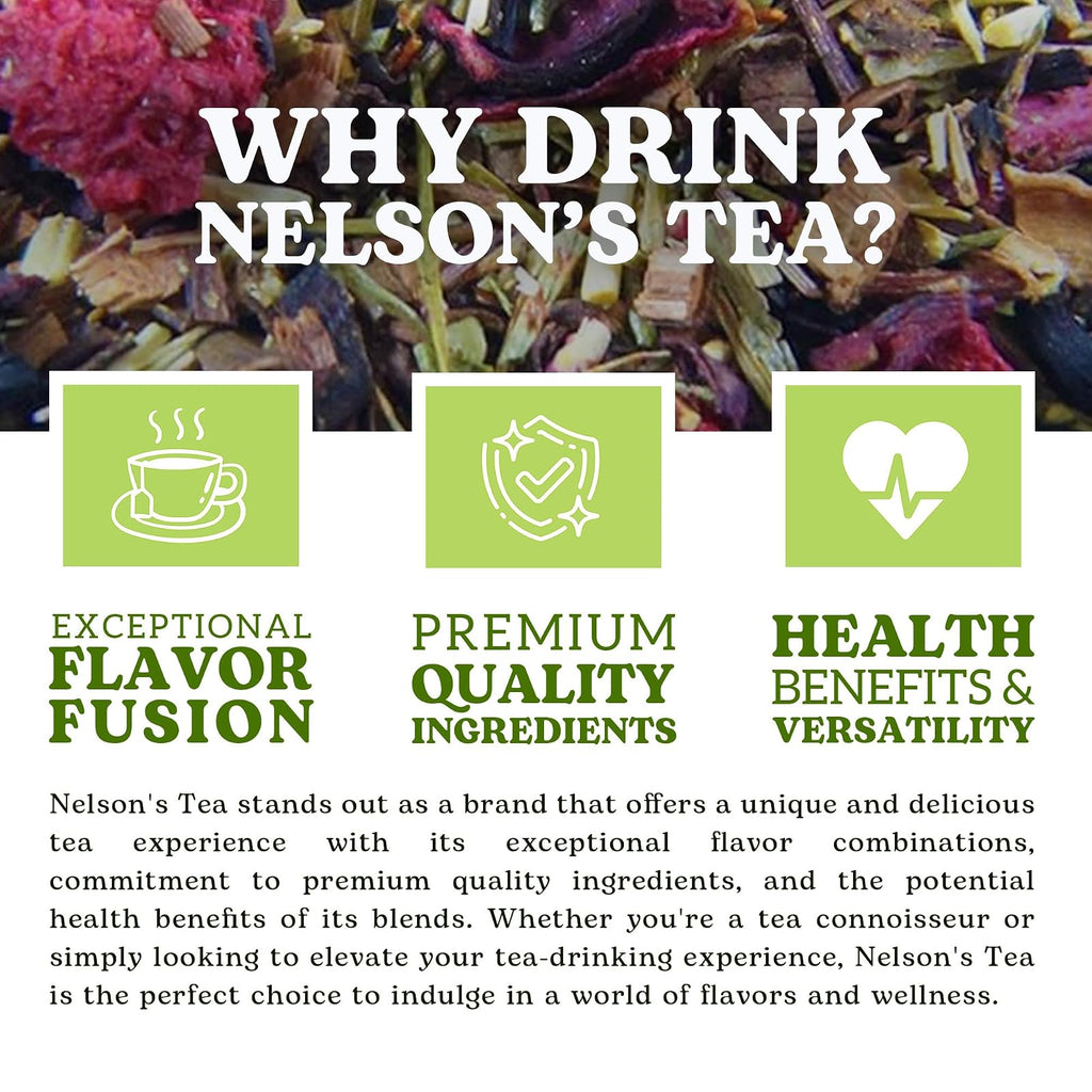 caffeine-free Raspberry Hibiscus rooibos tea
