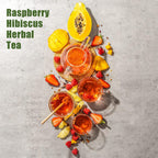 caffeine-free raspberry hibiscus tea blend