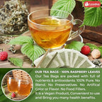 caffeine-free raspberry leaf infusion
