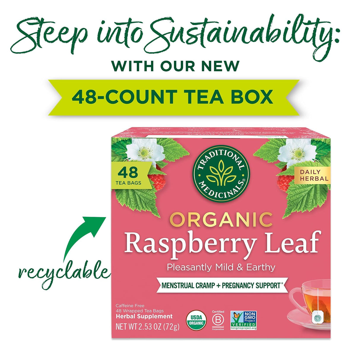 caffeine-free raspberry leaf tea