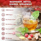 caffeine-free raspberry leaf tea